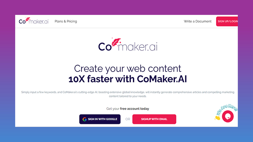 CoMaker.ai | FuturePedia