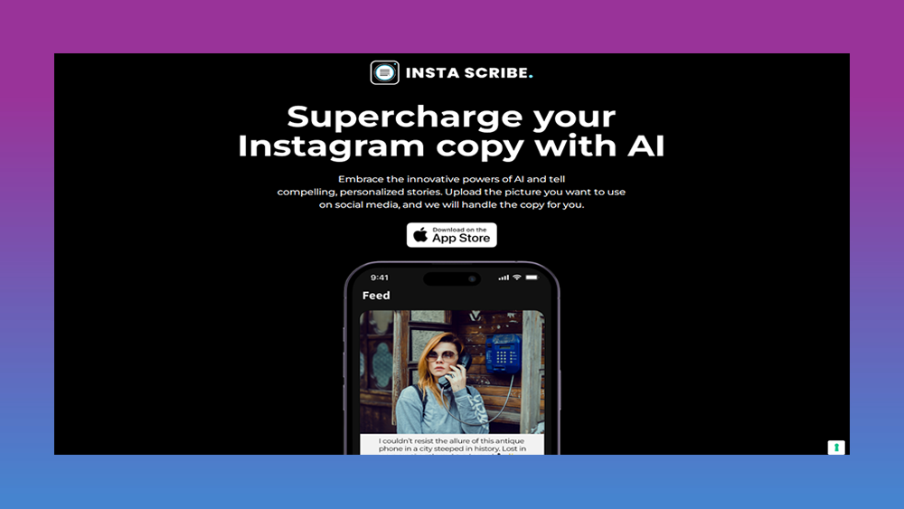 Instascribe | FuturePedia