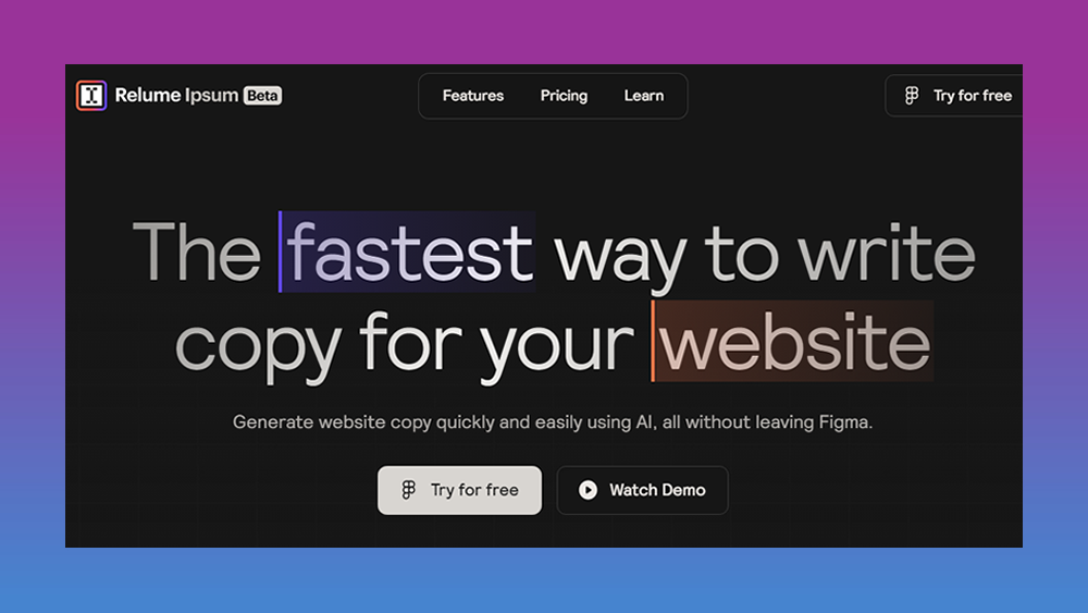 Relume AI | FuturePedia