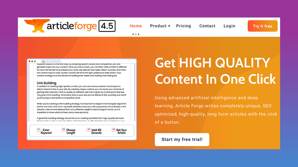 ArticleForge | FuturePedia