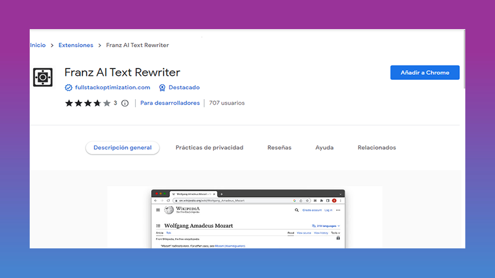 Franz AI Text Rewriter | FuturePedia
