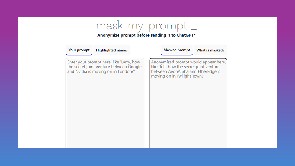 MaskmyPrompt | FuturePedia