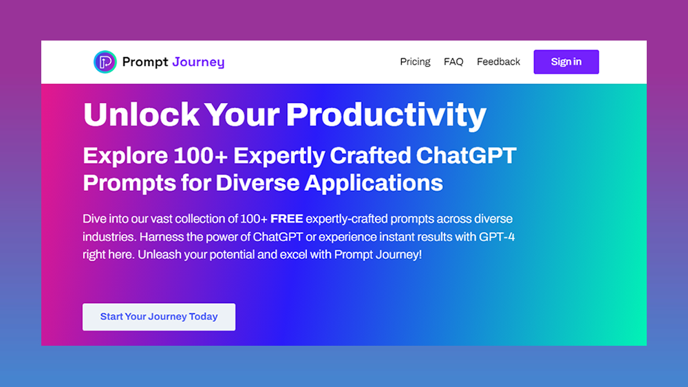 Prompt Journey | FuturePedia