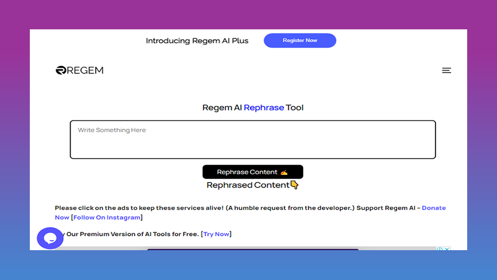 Regem AI Plus | FuturePedia