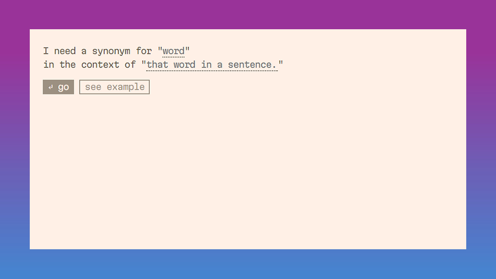 Better Synonyms | FuturePedia