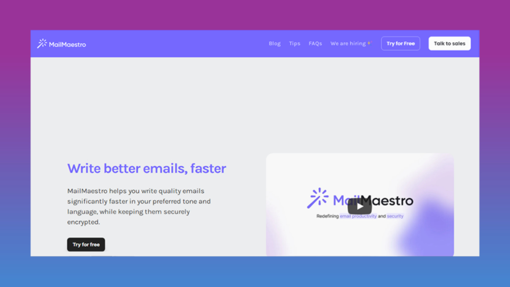 MailMaestro | FuturePedia