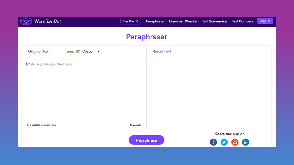 WordfixerBot | FuturePedia