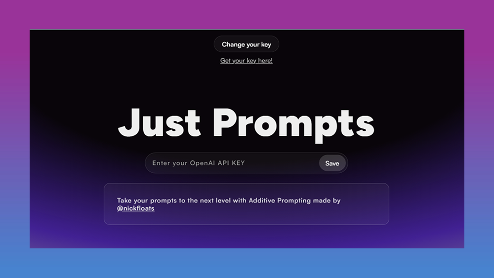 Just Prompts | FuturePedia