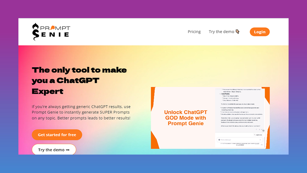 Prompt Genie | FuturePedia