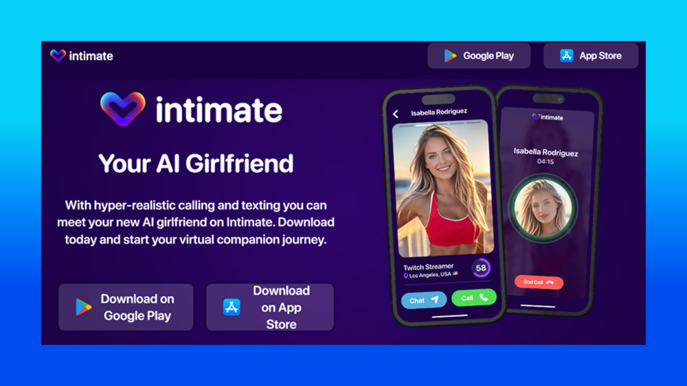 Intimate - AI Girlfriend | FuturePedia