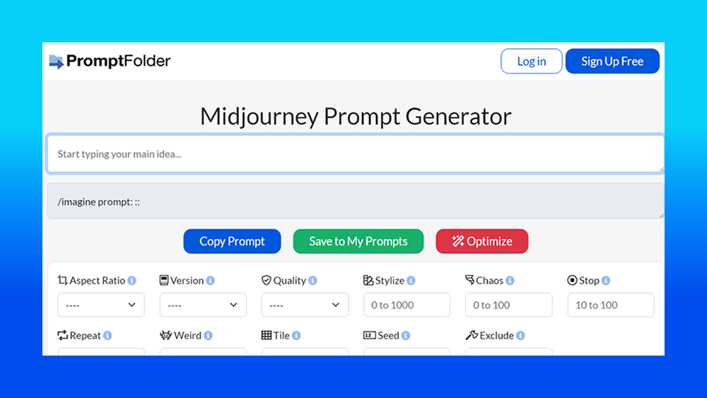 MidJourney Prompt Helper | FuturePedia