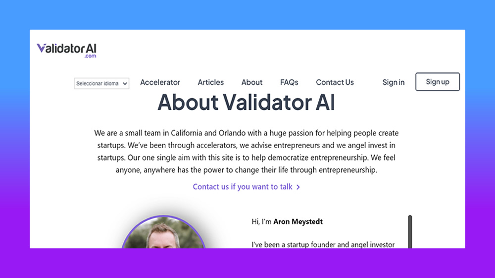 Validator AI | FuturePedia