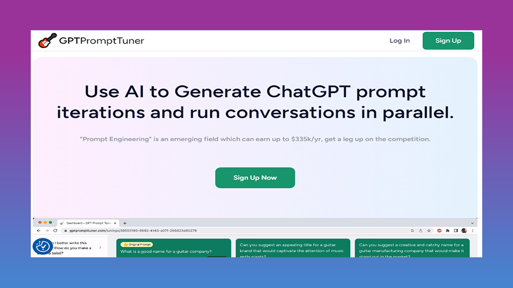 GPT Prompt Tuner | FuturePedia